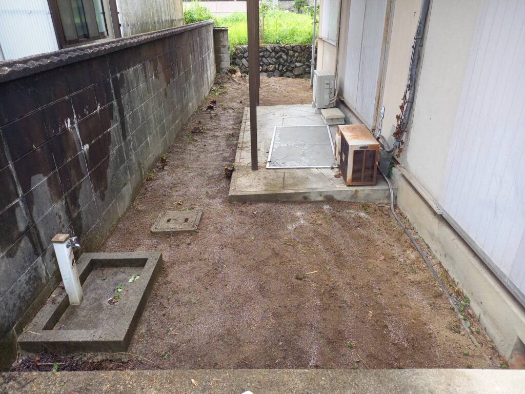 大阪市 除草 防草シート：株式会社ENISIAの除草 防草シート作業レポート