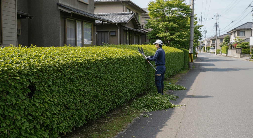 大東市 剪定：株式会社ENISIAの剪定作業レポート